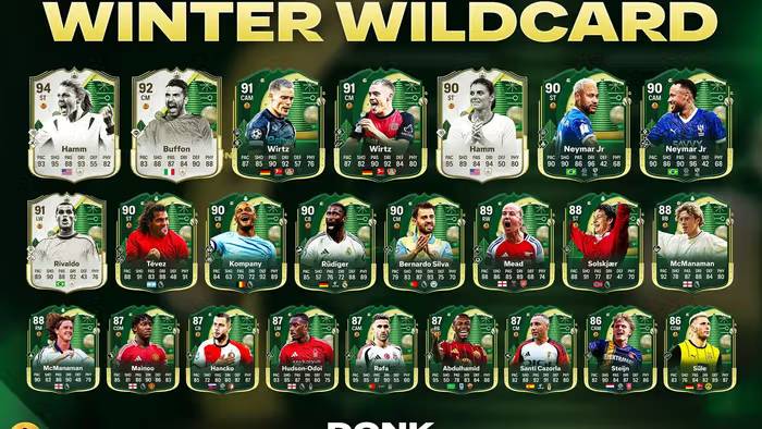 Jugadores del Equipo 2 de Winter Wildcards FC 25